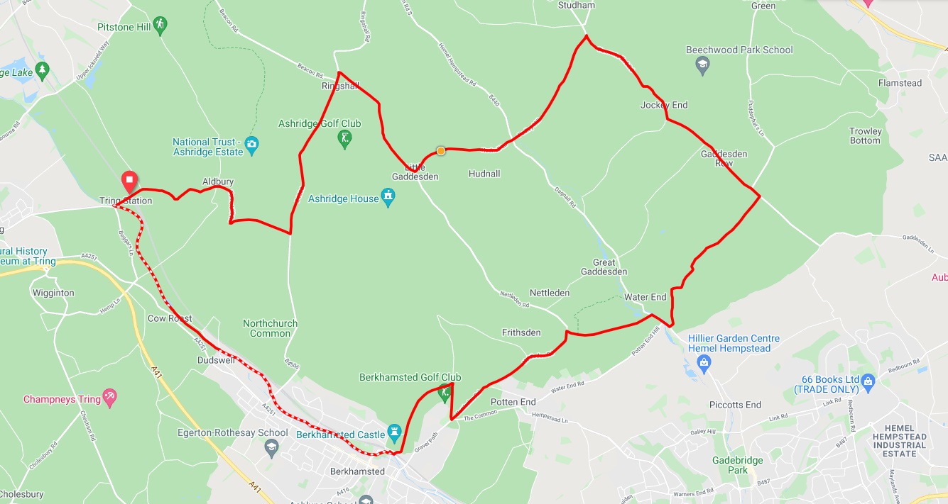 Tring To Gaddesden Circular Ride - Cycling Labs